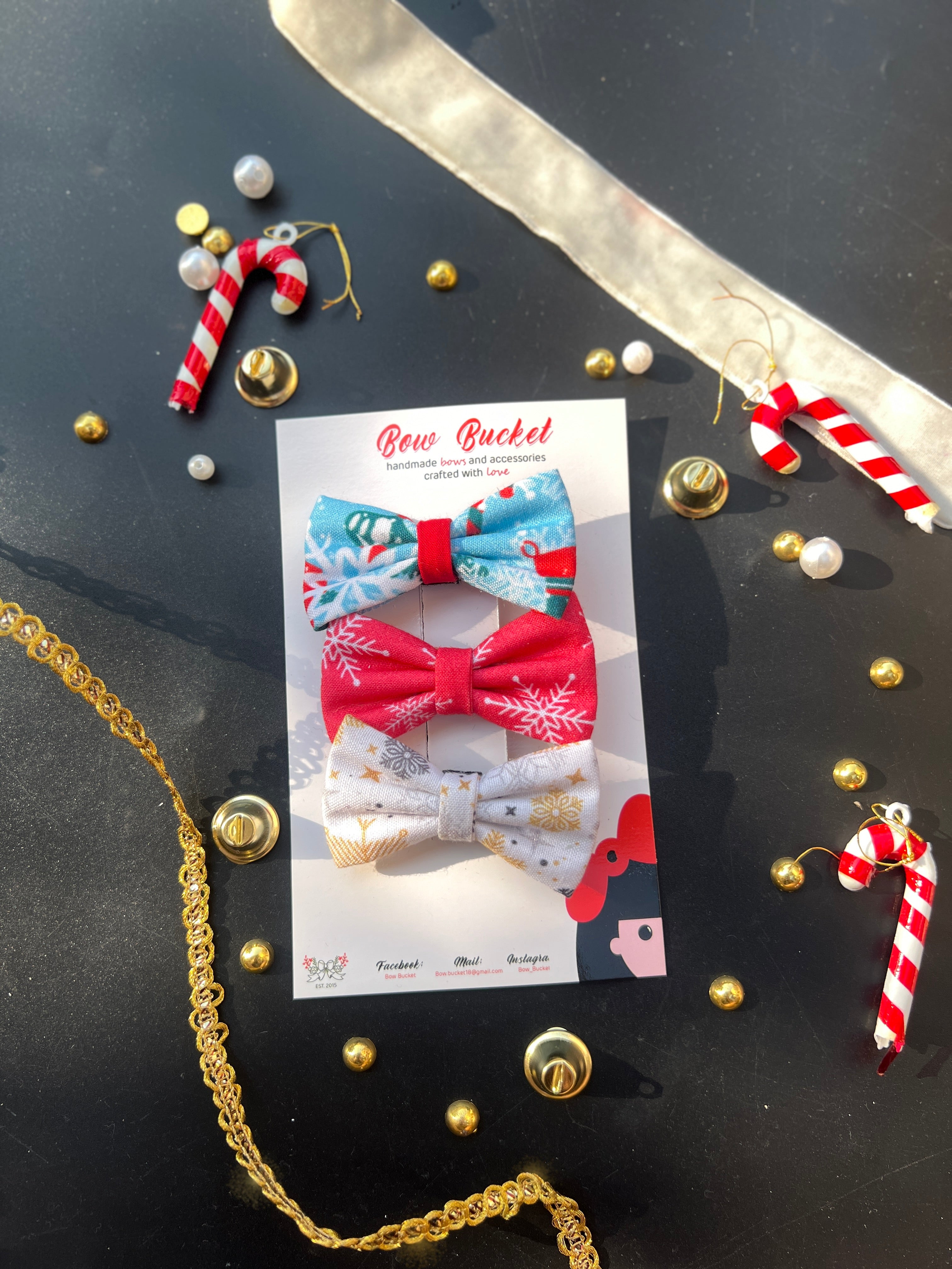 Dainty Jingle Bell Bow