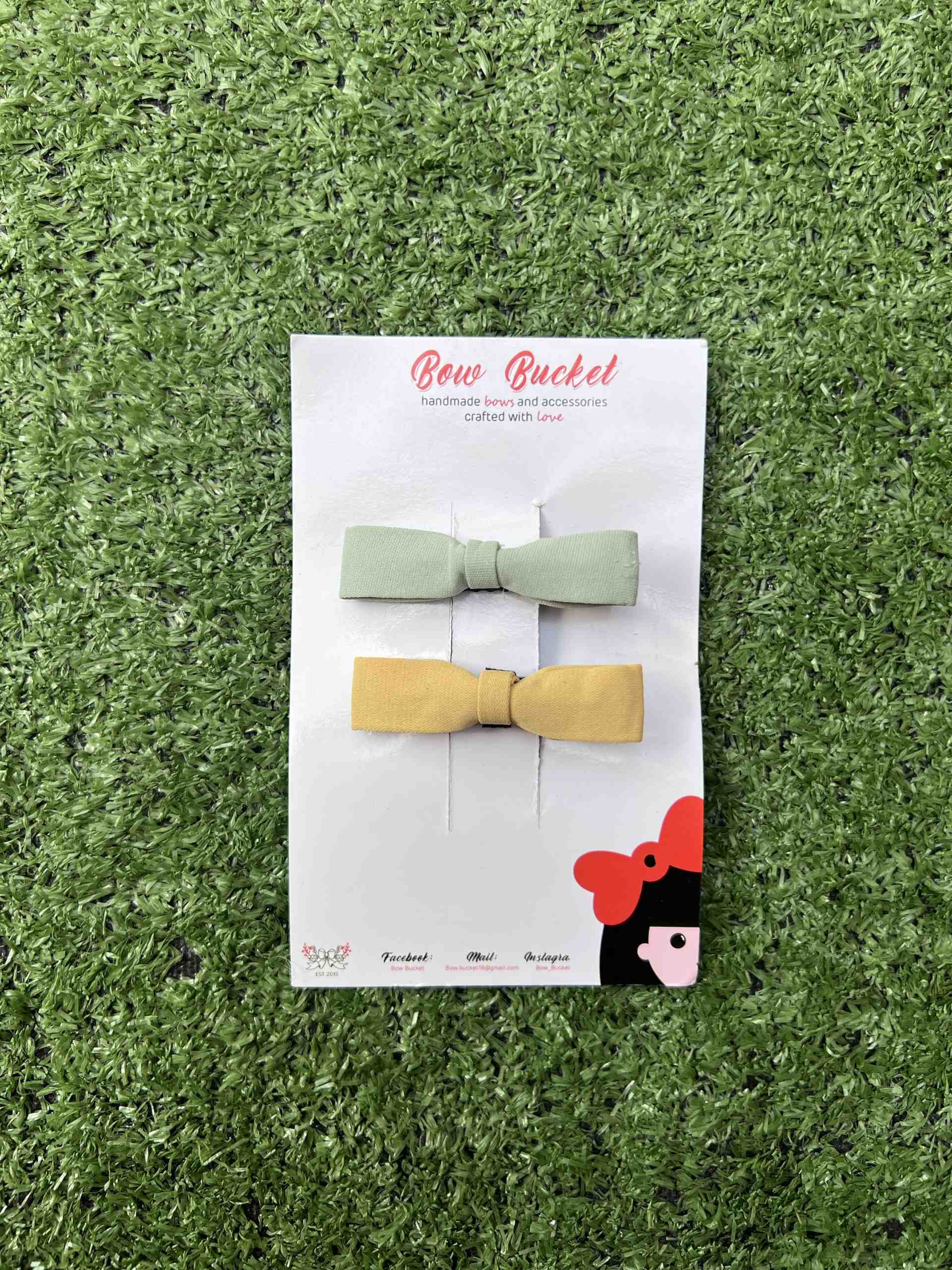 Yellow / green pair clip