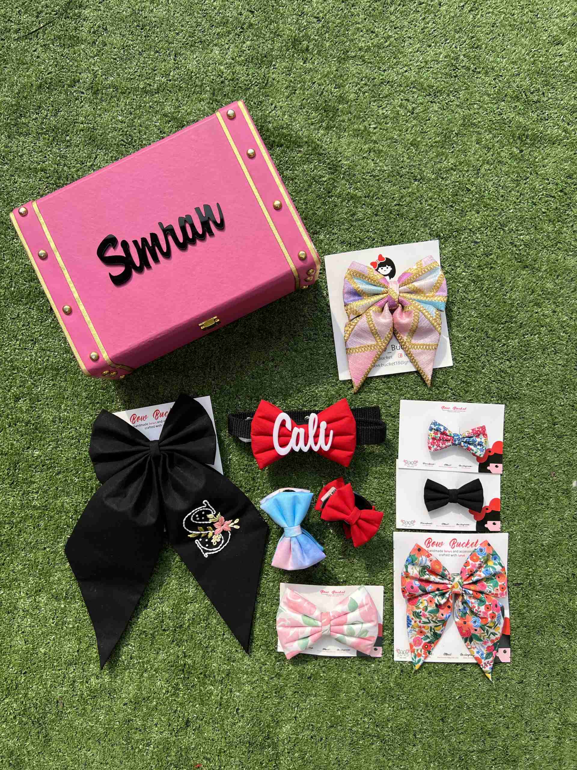 customise hamper bow ( 4 )