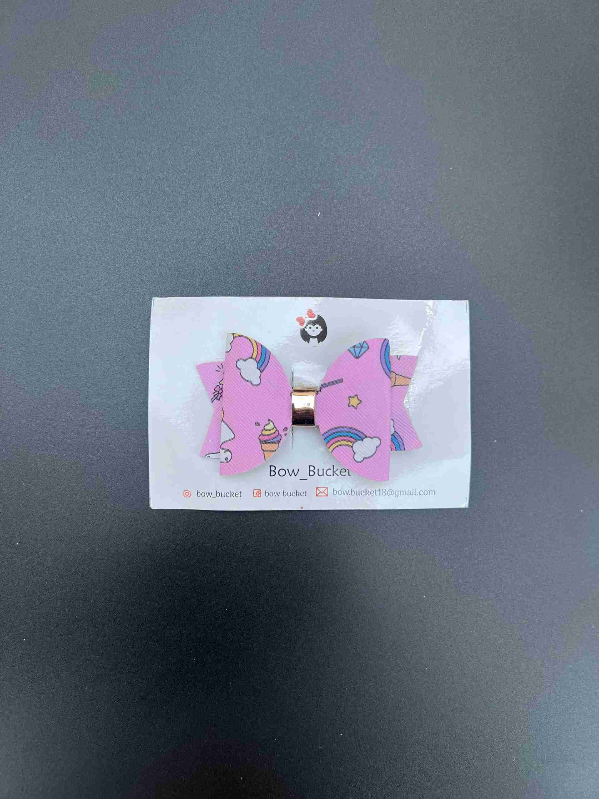unicorn leather bow
